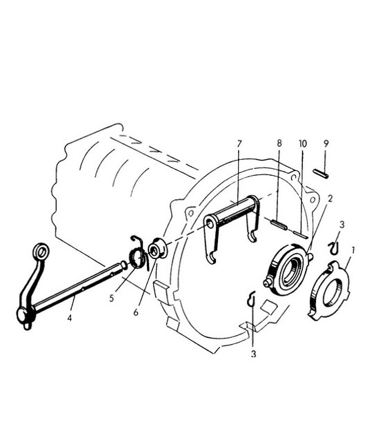 Clutch release for Tunnel (Model: 1300 /S, 1600 /S, CARRERA , 1500 GS ...