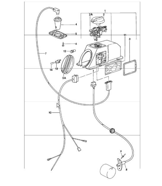 Porsche 911 Heater Control Circiut Board 91165905802 - 91165905802/1 ...