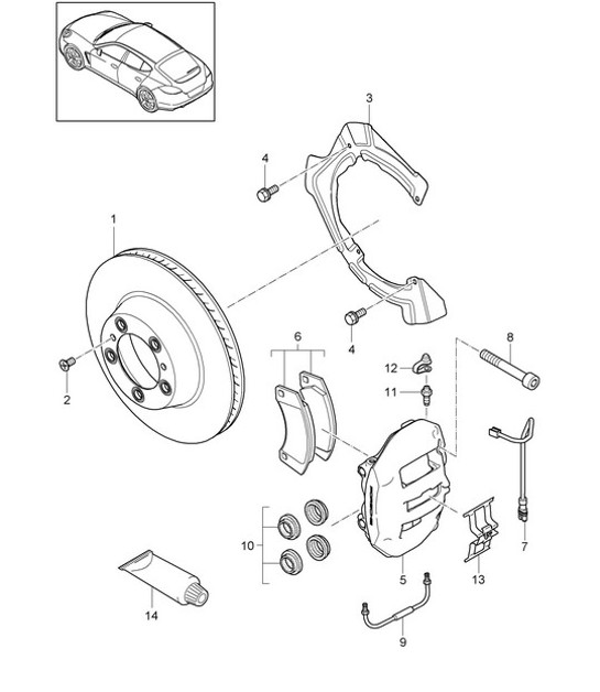 Disc brake / Rear axle (Model: CWAA,CWFA, CWF,CGEA, CGE,CGFA, CRCB,CRCC ...