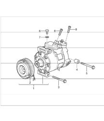 Air Con Compressor for Porsche - 99612601152 | Design 911