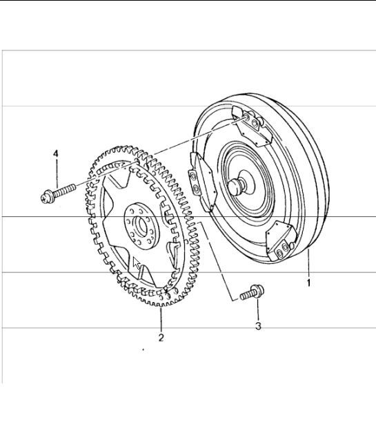 tiptronic torque converter drive plate 996 TURBO TIPTRONIC A96.50 2001 ...