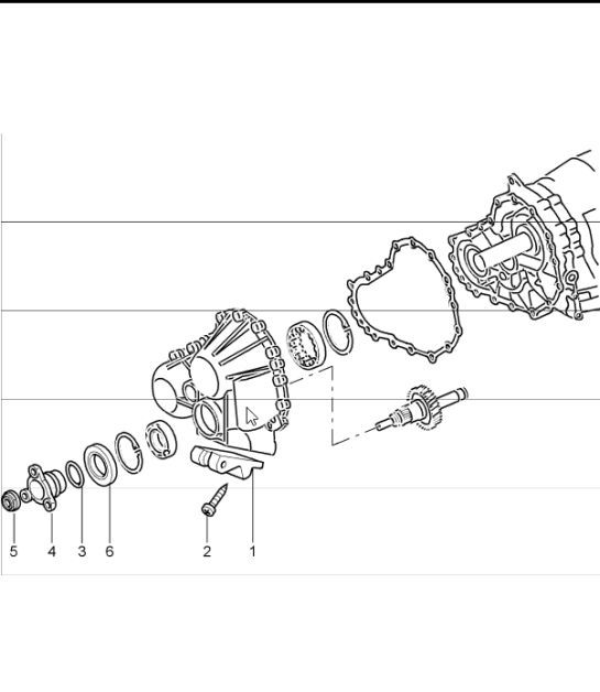 tiptronic all-wheel driving mechanism for 997.1 CARRERA C4 A97.31 ...
