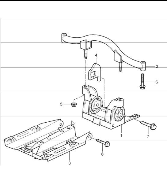 transmission suspension 997 GT3 / GT3 RS G97.90/92 2010 ONWARDS ...