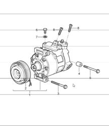Air Con Compressor for Porsche - 99612601152 | Design 911
