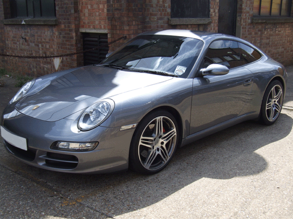 Porsche 997 with 19" Turbo wheels Style 458 | Design 911