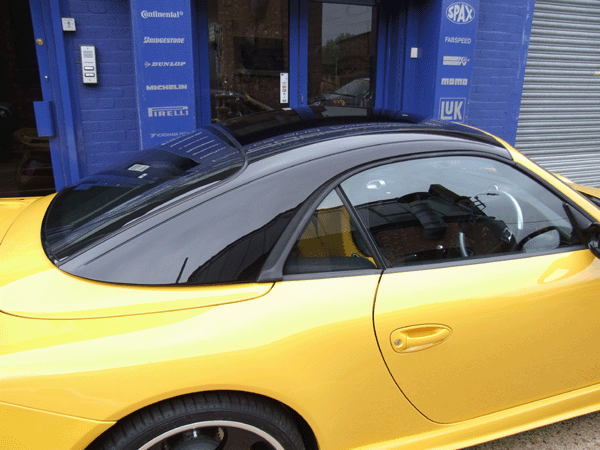 Porsche 997 Cab fitted with SpeedArt & GT3 spoilers | Design 911