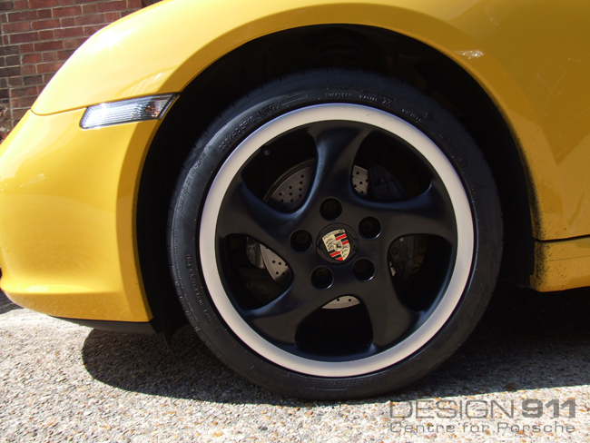 Porsche Boxster S 987 with 18" Style 50B Matt Black alloy wheels ...