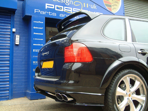 Porsche Cayenne MK1 fitted with SpeedArt spoilers | Design 911