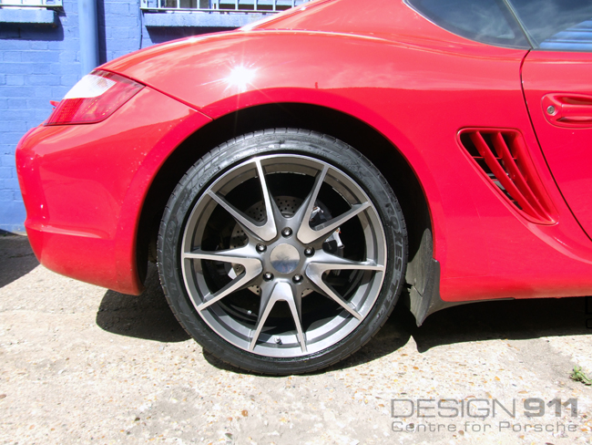 Porsche Cayman with 19" Style 1035 Two Tone Alloy Wheels | Design 911