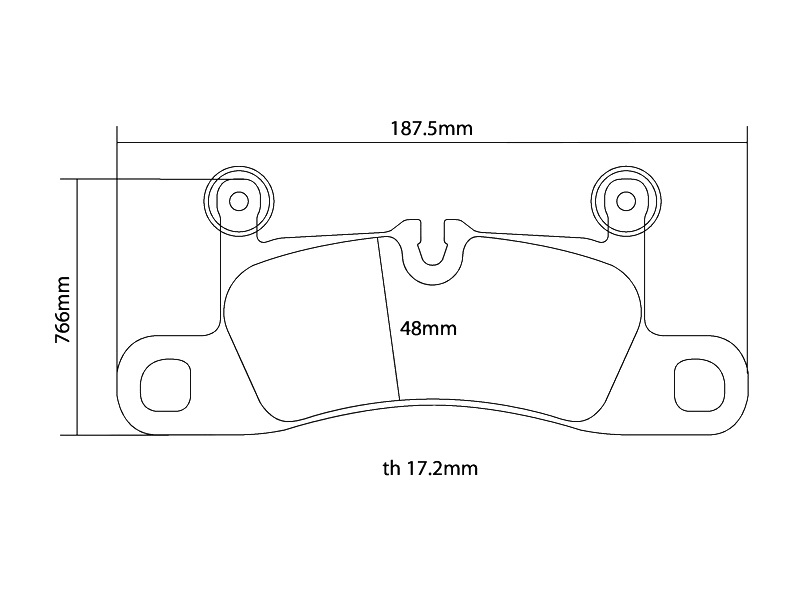 Brembo Sport 07.B315.86 brake pads REAR for Porsche 95B Macan turbo ...