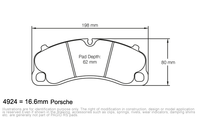 PAGID RST Racing Brake Pads | Design 911