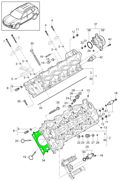 Buy Porsche Cayenne 9PA1 (957) 2007-2010 Cayenne Turbo / Turbo S 4.8L ...