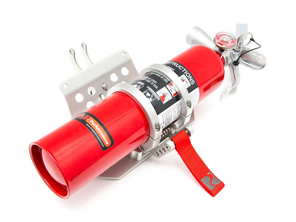 Porsche Rennline Fire Extinguisher Mount - FE01BLACK | Design 911