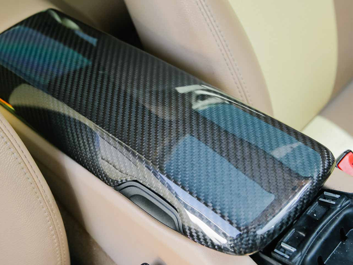 Rennline I118 Carbon fibre arm rest for Porsche 991 Boxster Cayman ...