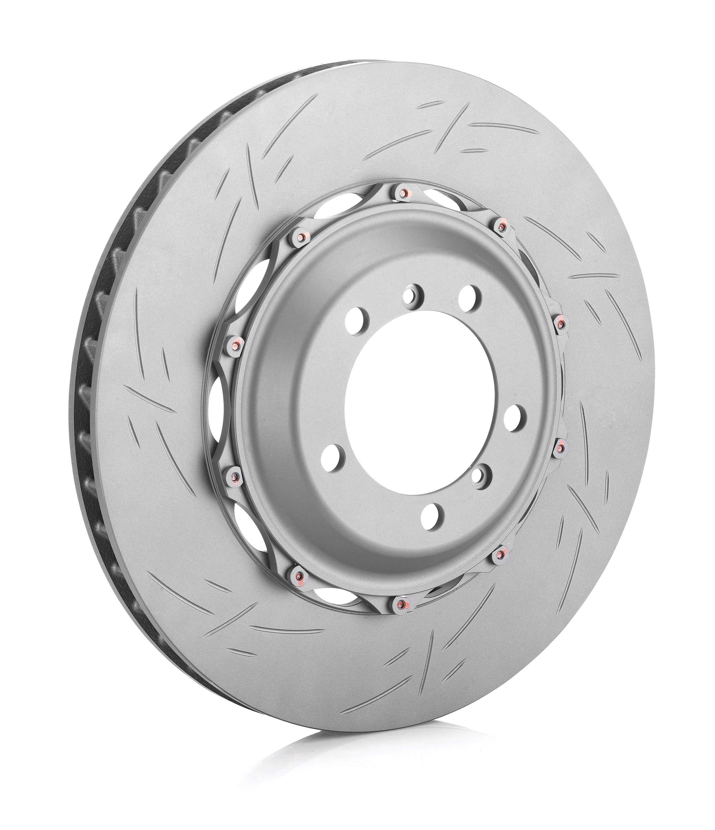 Two piece brake disc rotor, Front. Formula:R. Porsche 997.2 GT3 / GT3 ...