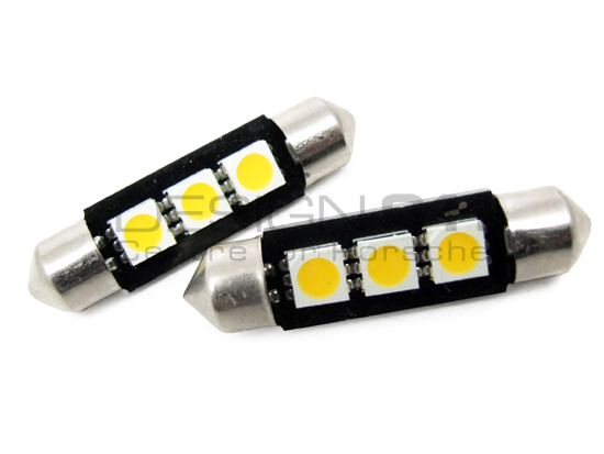 Number Plate Light Bulbs (PAIR) High Power LED Festoon - 90063110590LED ...
