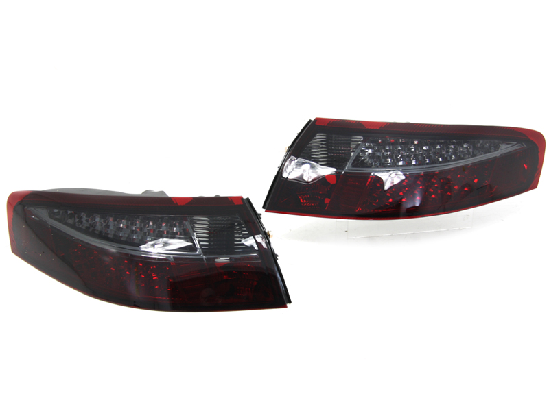 Indicator Unit Rear Smoked/Red with LED bulbs for Porsche 996 ...