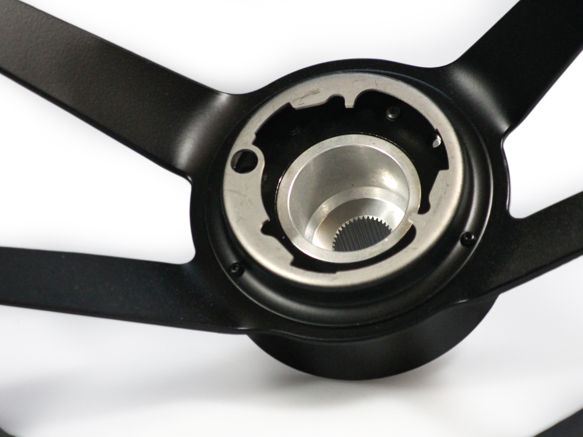 Extended hub with deep dish leather steering wheel 380mm Carrera RS ...