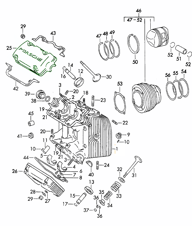 Cylinder Head / Camshaft Carrier | Design 911