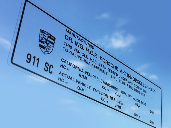 Buy Porsche 911/912 (1965-1989) Window Decals | Design 911