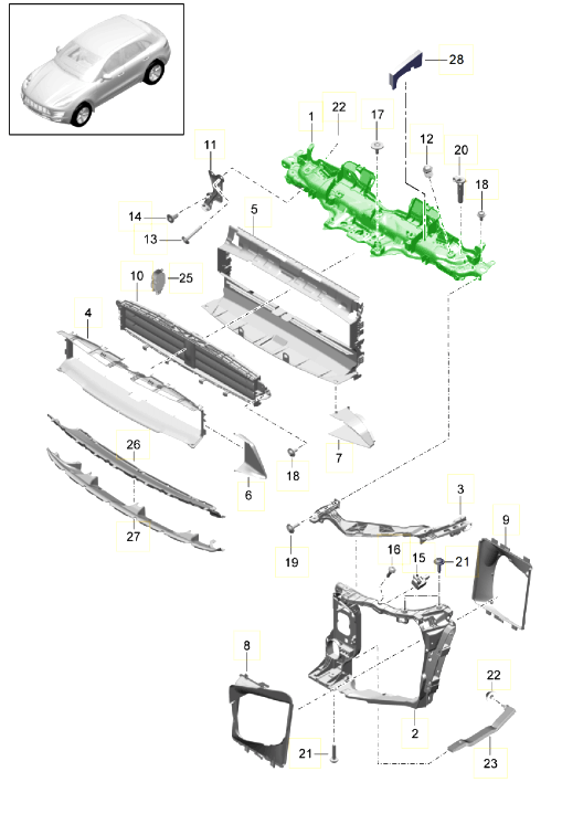 Porsche Bonnets, Locks & Latches | OEM Body Panels & Hood Mechanisms ...