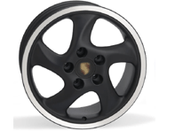 Porsche Black 18" Cup 3 Alloy Wheels - 50B018 | Design 911