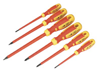 Sealey Screwdriver Set 6pc VDE/TUV/GS Approved GripMAX® - AK6122 ...