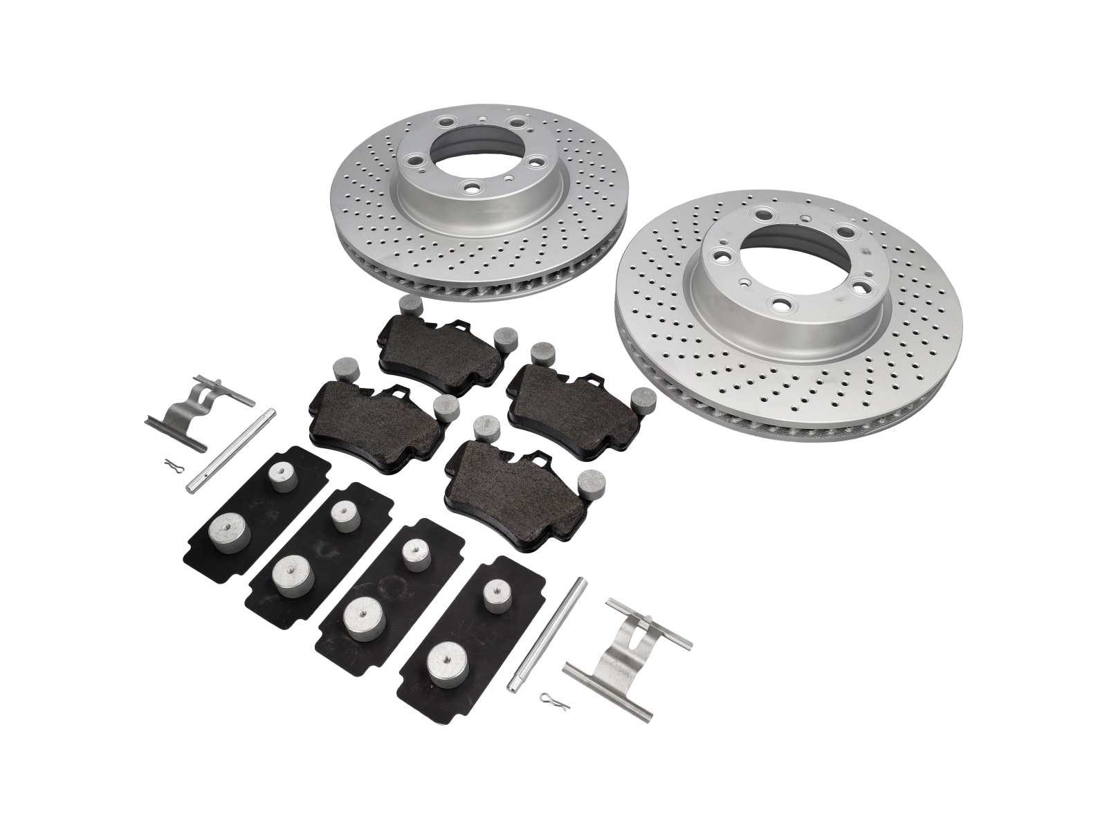 FRONT Brake Pads and Brake Disc Package Porsche 997 C4 Textar ...
