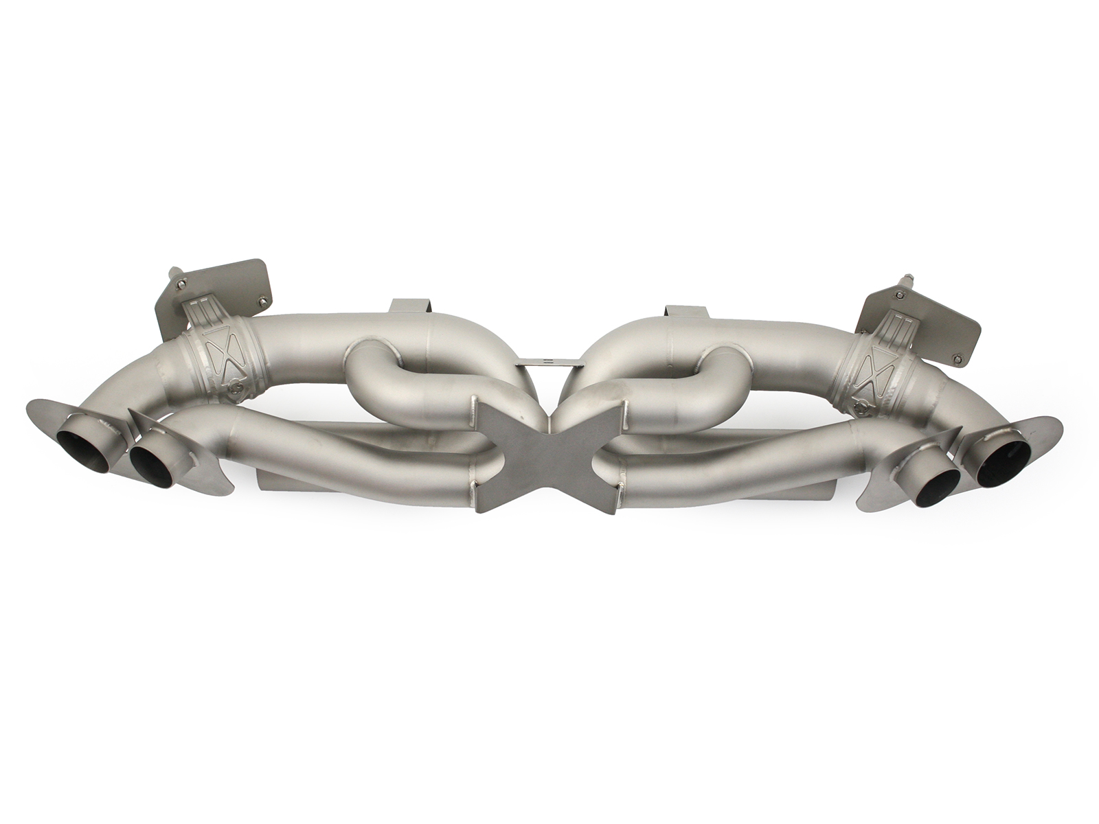 Exhaust sport switchable silencer in titanium for Porsche 992 Carrera ...