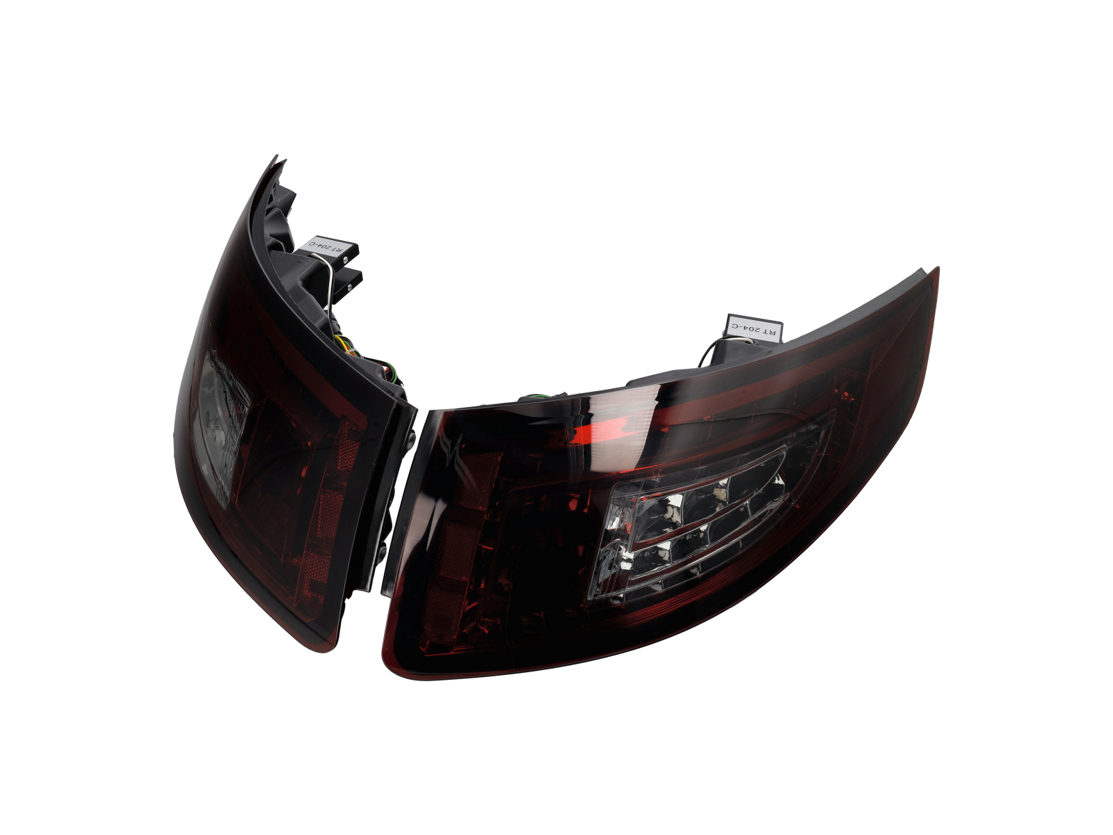 Indicator Unit Rear Smoked/Red v3 with LED bulbs for Porsche 997 ...