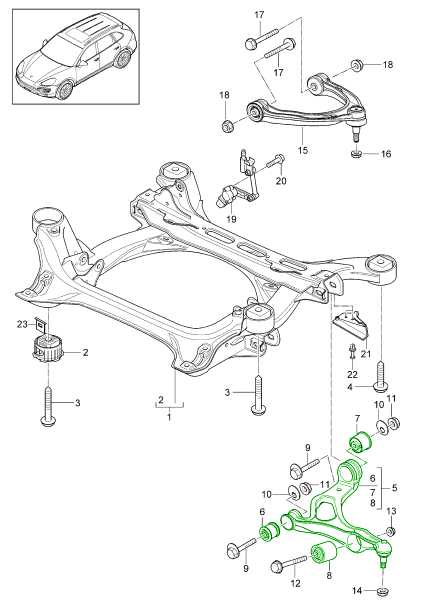 Buy Porsche 992 (911) (2019>) Suspension arms & bushings | Design 911