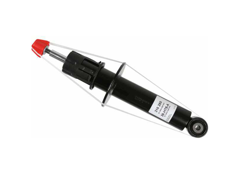 Porsche 958 Cayenne SACHS REAR shock absorber 95833305100 - 95833305100 ...