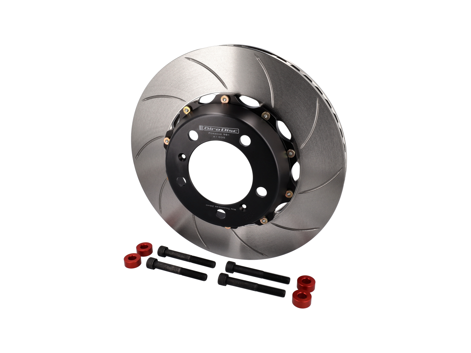 Brake Disc / Rotor Slotted 2-pc FRONT 996 C4S / 997.1 C2S C4S - A1 ...