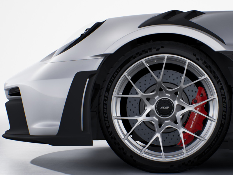 Forged aluminium lightweight wheel original Porsche. Porsche 992 GT3 RS ...