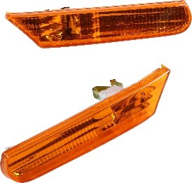 Side repeater lamp set amber. Porsche 996 C2 / 986 Boxster ...