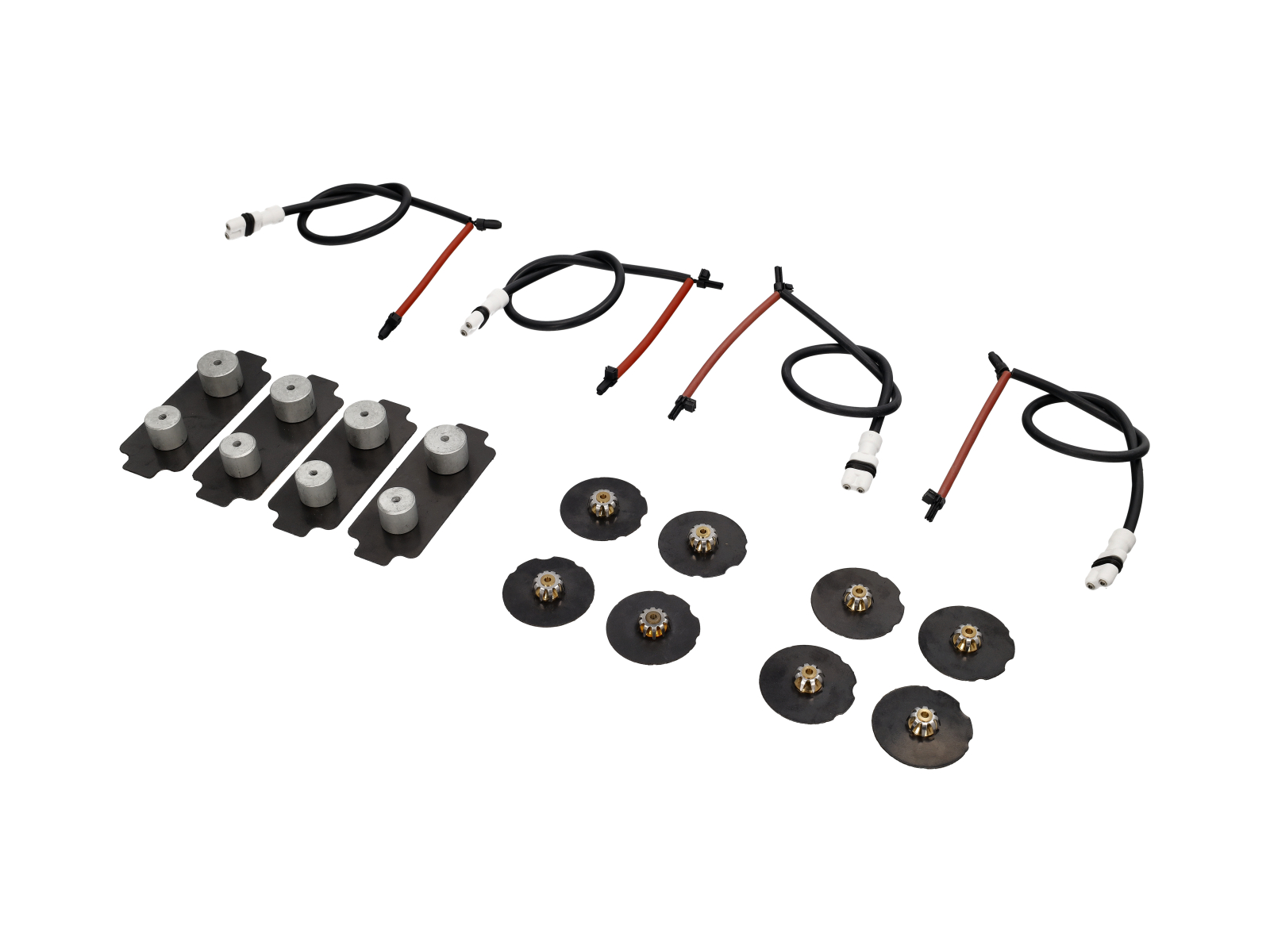 Brake wire sensors and shims package Porsche 996 front & rear ...
