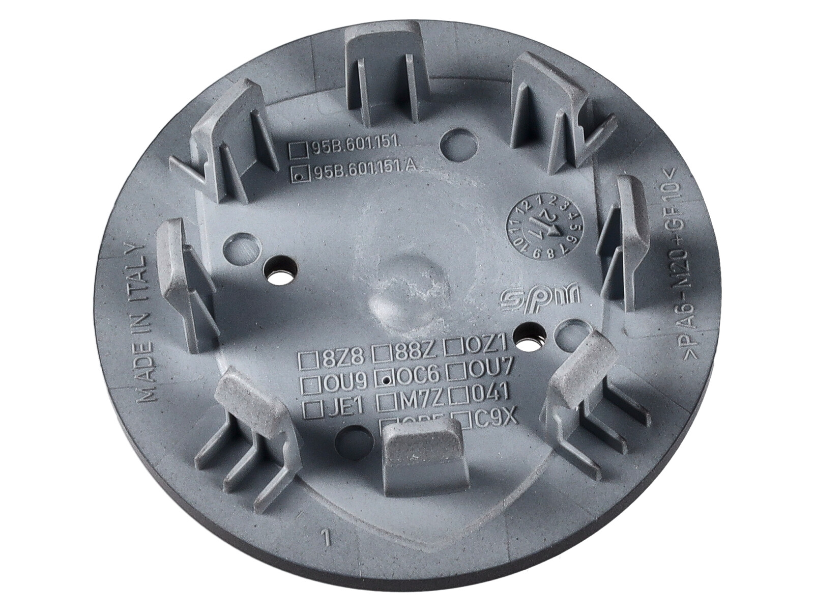 Wheel Caps with Coloured Crest for Porsche Macan (Set of 4) 00004460512 ...