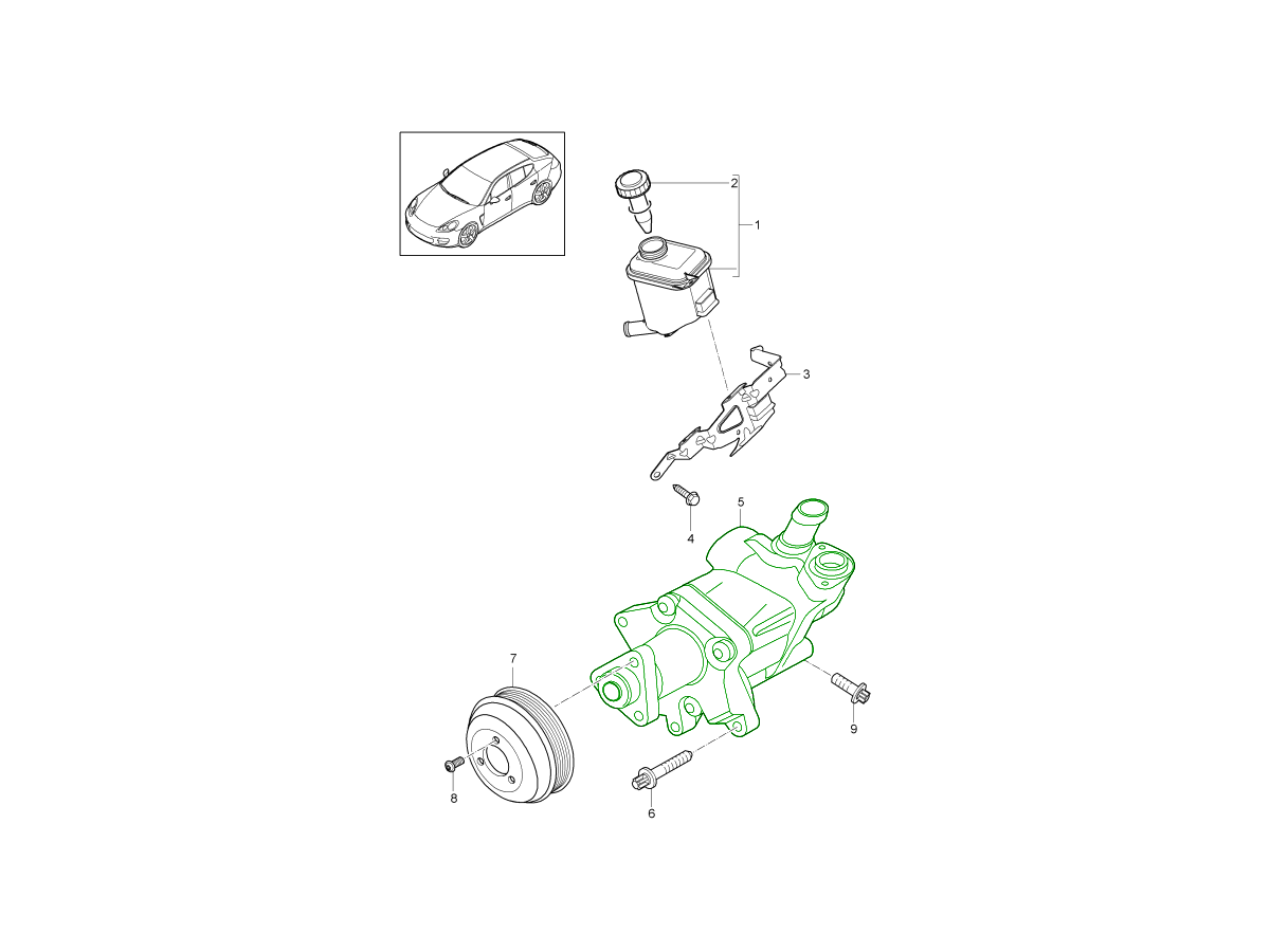 Porsche Power Steering Pumps, Hoses & Radiators | Design911 Hydraulic ...