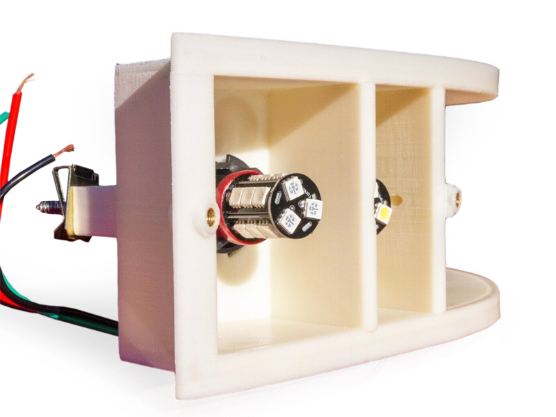 LED rear tail lamp housing set Porsche 911 1969-1989 - 91163140-A ...