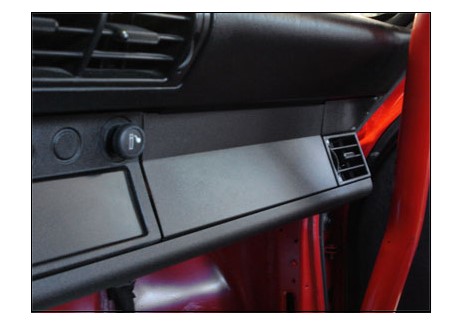 Rennline Lower Dash Delete Cover - DA70BLACK | Design 911