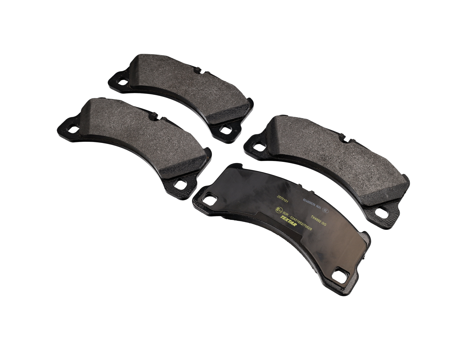 TEXTAR 2570101 Porsche 971698151AD / 95B698151E / 95B698151K Brake pads ...