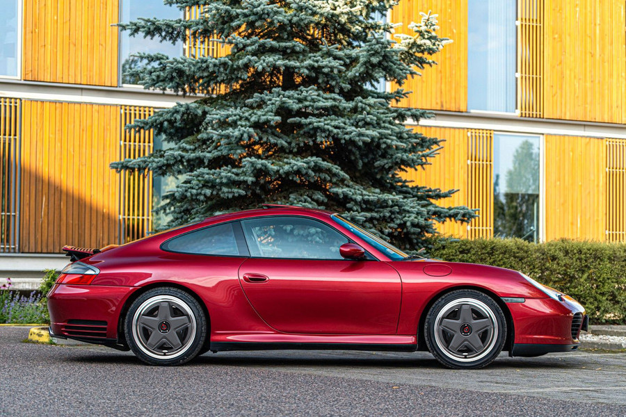 speedART 18" ATS style monobloc and cover wheel set Black. Porsche 964 ...