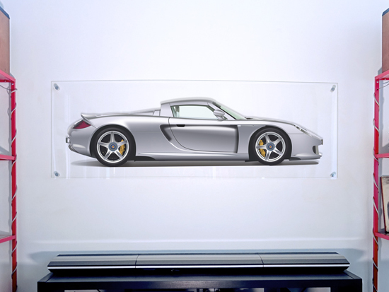 PORSCHE CARRERA GT Transparent Print H-T-GTC-S - H-T-GTC-S | Design 911