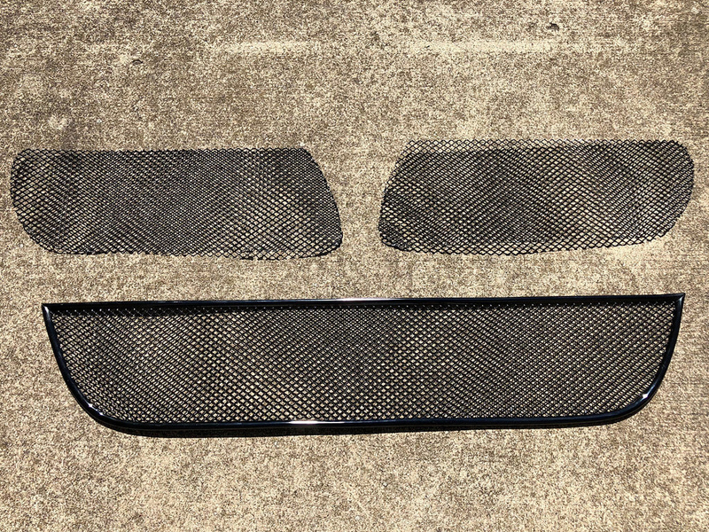 RGS 997.1CenterandSides Complete front bumper grille wire mesh set ...
