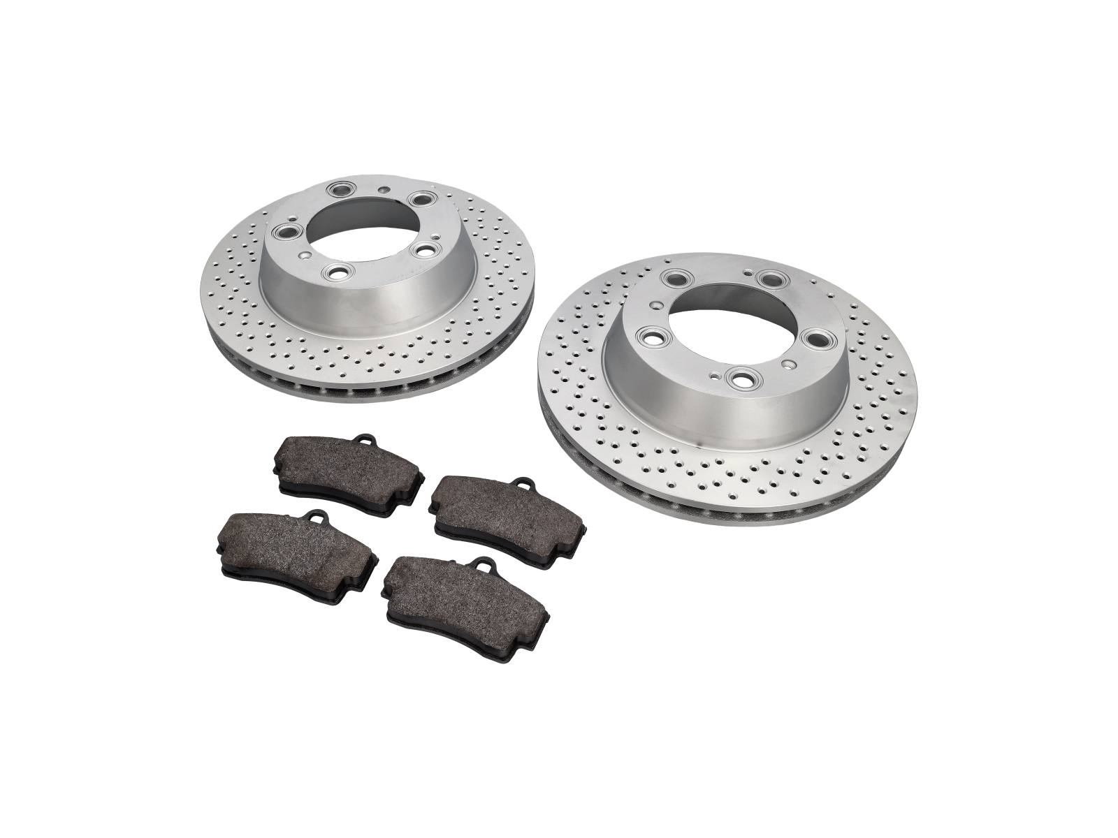 REAR Brake Pads and Brake Disc Package Porsche 987 Boxster S / Cayman S ...