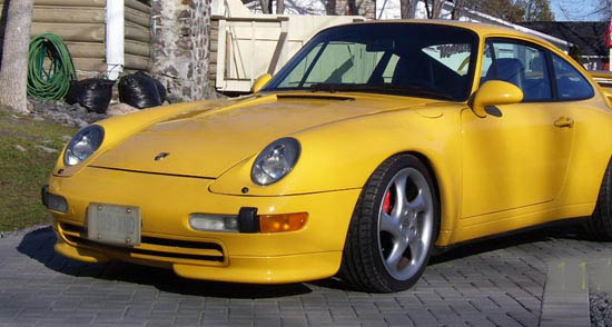 Porsche 993 Front Bumper Aero Lower Spoiler 99350552110GRP ...