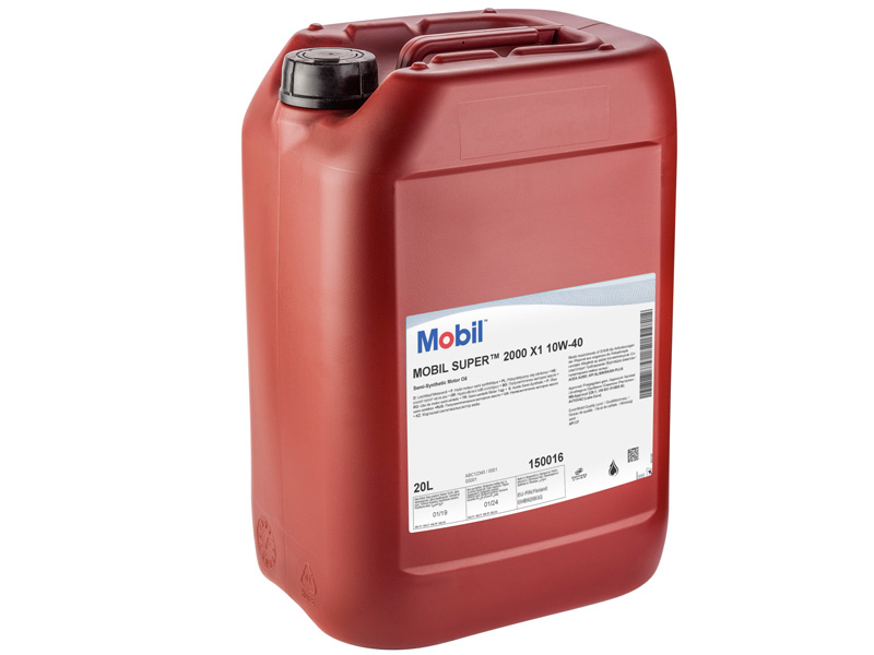 Mobil Engine Oil 10W/40 Super 2000 X1 - 20 litre drum - 150016 | Design 911