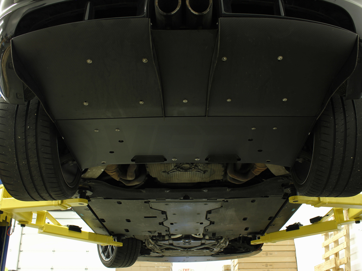 Flat underbody panel kit for Porsche 987 Cayman - A0137A | Design 911