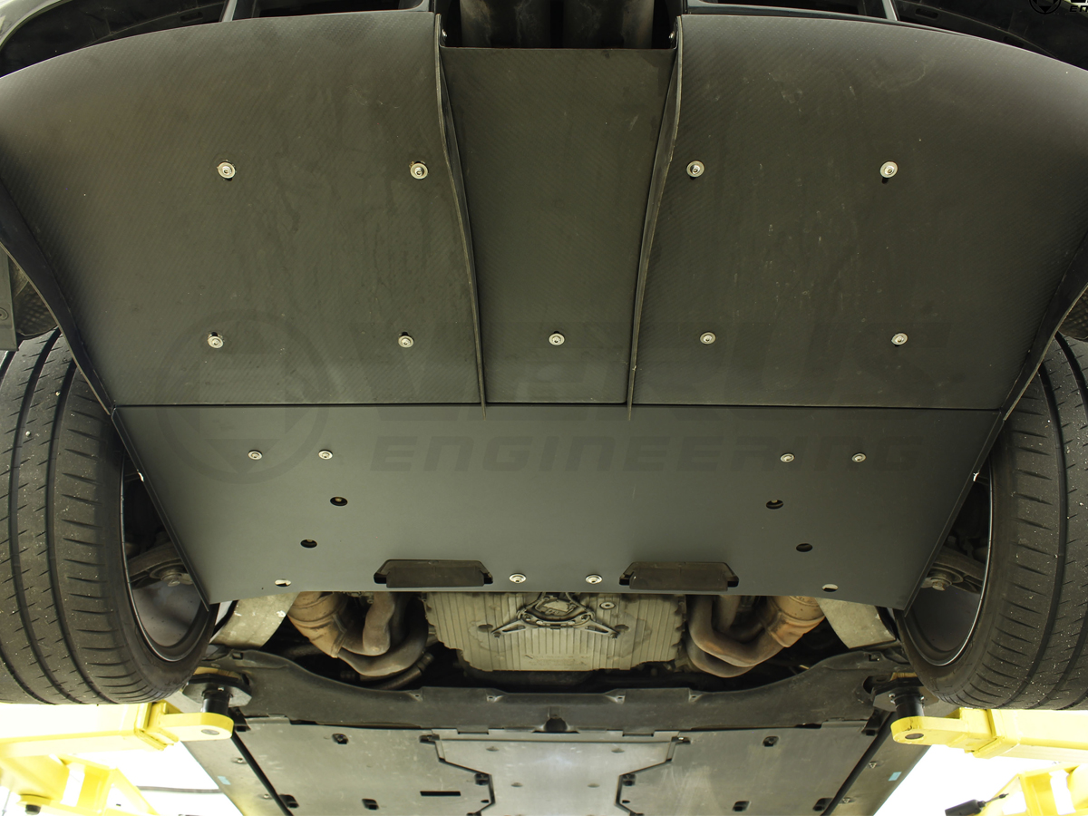 Flat underbody panel kit for Porsche 987 Cayman - A0137A | Design 911