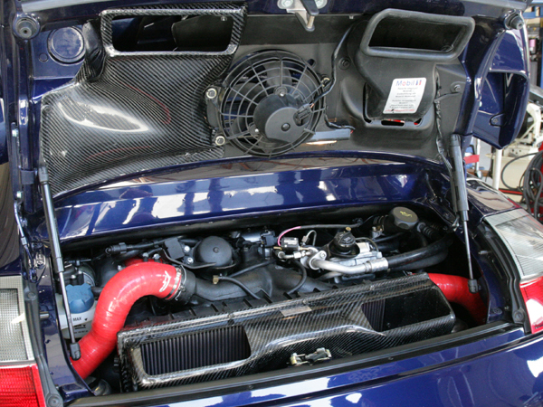 Porsche 996 Turbo Dual Flow Air Intake Kit CARBON FIBRE Agency Power AP ...